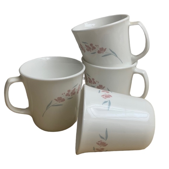 Corelle | Dining | Vtg Collectible Corelle Silk Blossom White Pink ...